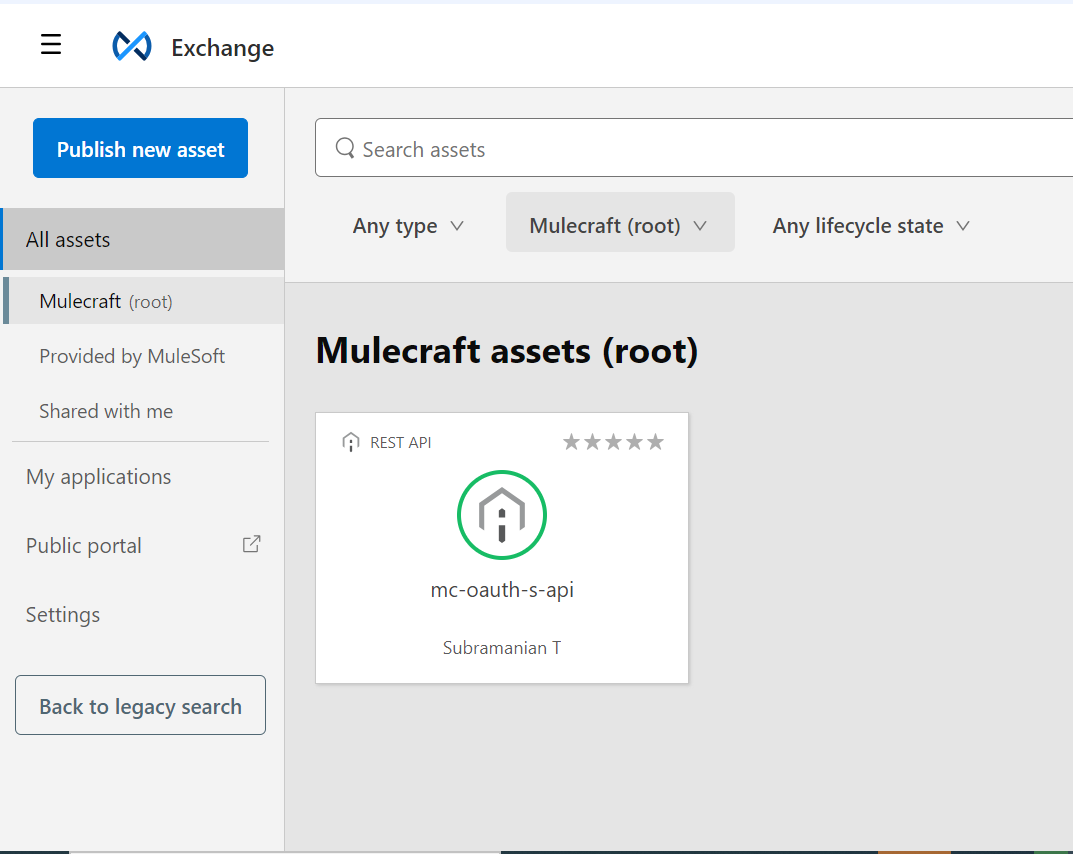 OAuth 2.0 Implementation Using Mule OAUTH2 Provider