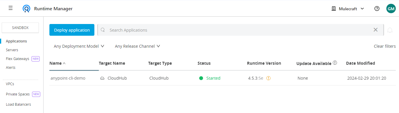 Deploy Mule Applications to CloudHub with Anypoint-CLI-v4