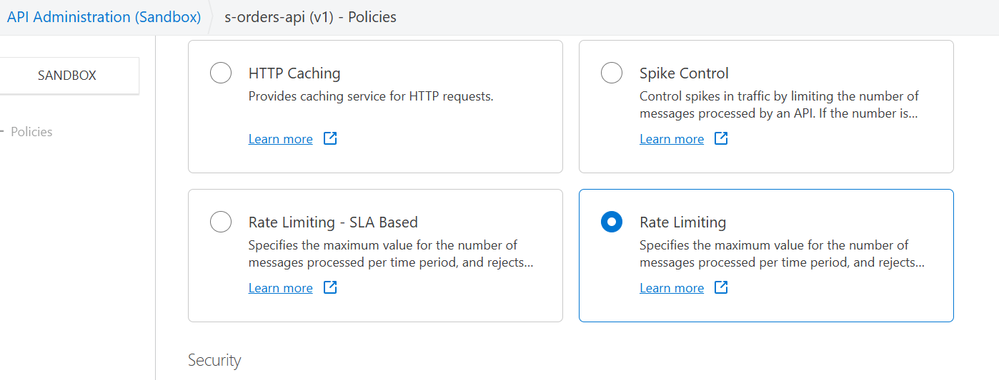 Rate limiting and Spike control