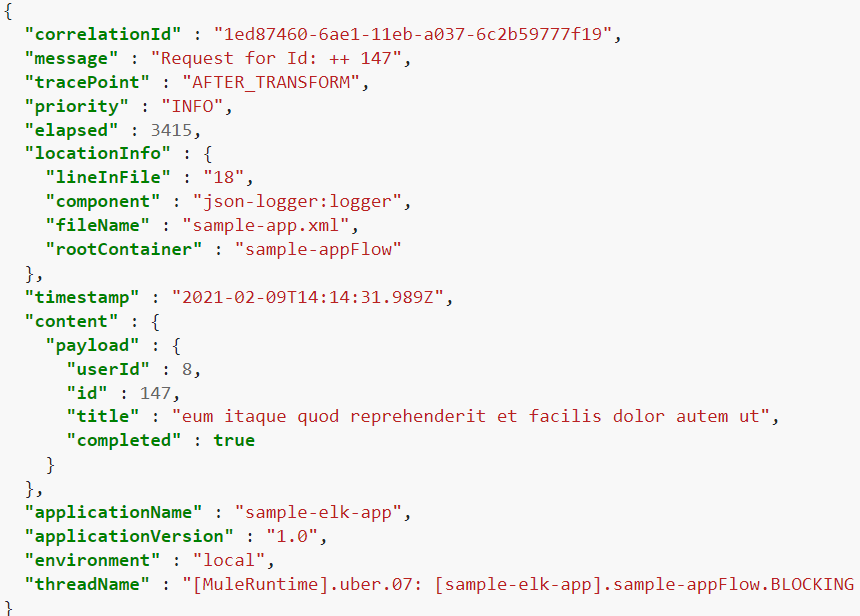 Deep Dive into MuleSoft's JSON Logger